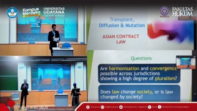 Implementasi Kerja Sama Internasional, FH Unud Diundang Dalam '2nd ...